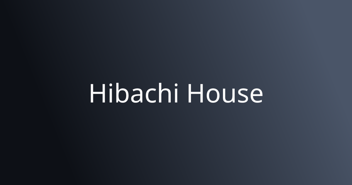 Order Authentic Japanese Online | Hibachi House - Pickup or Delivery ...